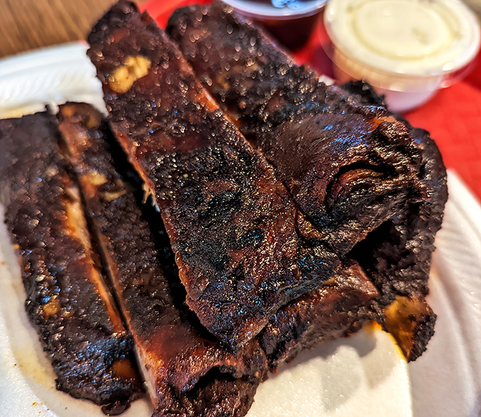 These ribs don't just fall off the bone&mdash;they practically leap into your mouth with a smoky bark that would make a lumberjack weep with joy.