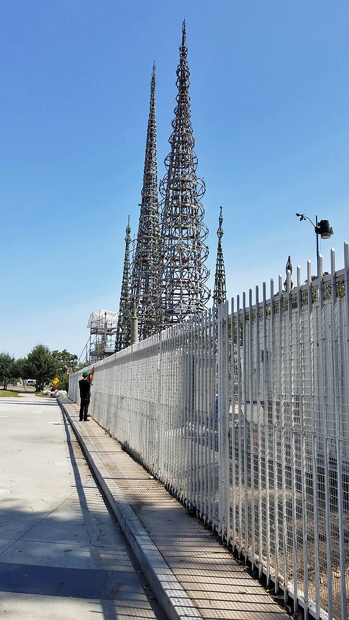 From this angle, the skeletal framework reveals itself&mdash;an intricate dance of steel and imagination that has withstood decades of earthquakes and skepticism.