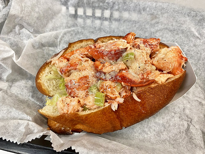 This lobster roll isn't just a sandwich&mdash;it's a coastal vacation between bread. Maine would be jealous of this Florida interpretation. 