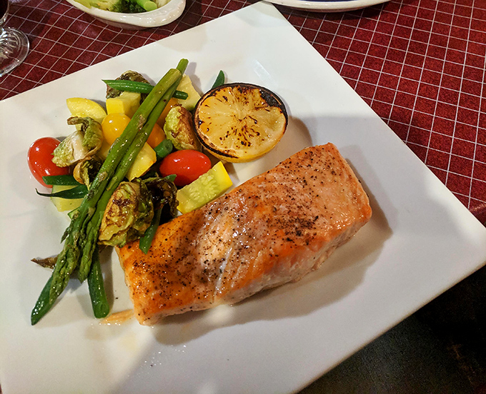 Perfectly grilled salmon that would make even the pickiest eater reconsider their seafood stance.
