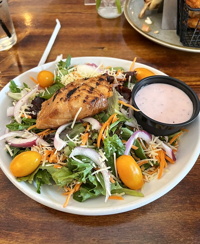Not all heroes wear capes&mdash;some come on a bed of fresh greens with colorful veggies, shredded cheese, and a side of house-made dressing.
