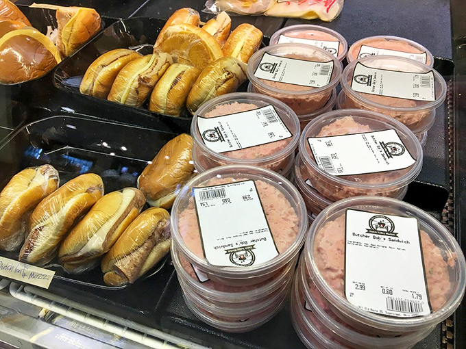 Behold the sandwich architecture: layers of premium meats stacked higher than your wildest lunch dreams.