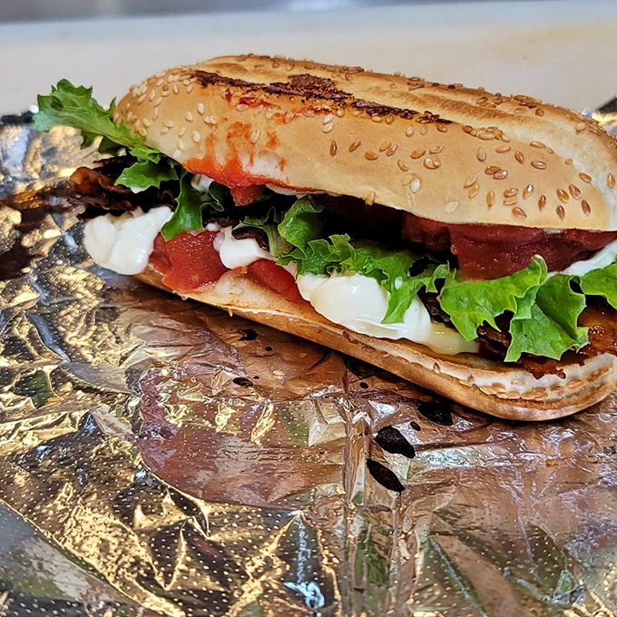 This isn't just a sandwich&mdash;it's edible architecture, where fresh vegetables and quality ingredients create a masterpiece that makes fast food chains weep with inadequacy.