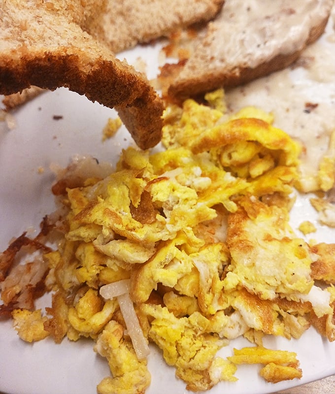 These scrambled eggs have achieved what philosophers and scientists have sought for centuries: absolute perfection in simplicity.