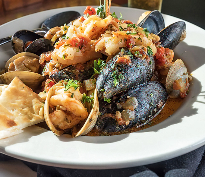 Seafood fra diavolo that brings the Italian coast to Pennsylvania with every spicy, satisfying forkful.