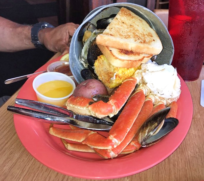 This seafood boil isn't just a meal&mdash;it's an event. Snow crab legs, mussels, and potatoes all having a party that your taste buds are invited to.