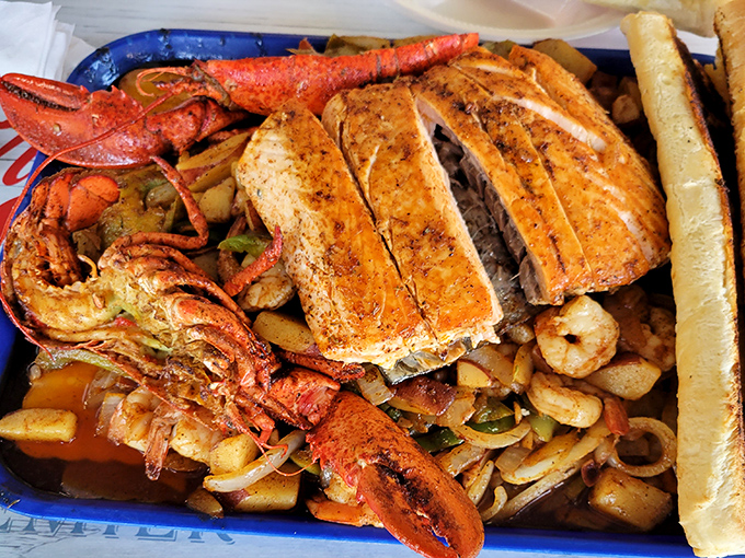Seafood royalty on display &ndash; this tray doesn't just feed the stomach, it feeds the soul with oceanic treasures.