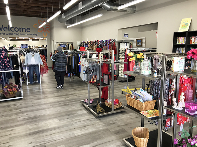 Neat, organized aisles invite shoppers to browse without the overwhelming chaos that plagues lesser thrift stores. Treasure hunting made civilized!