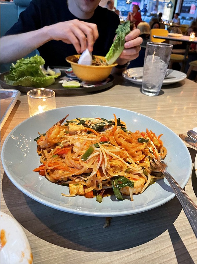 This isn't your average takeout Pad Thai—plump shrimp, perfectly cooked noodles, and that magical balance of sweet, tangy, and savory that haunts your dreams.