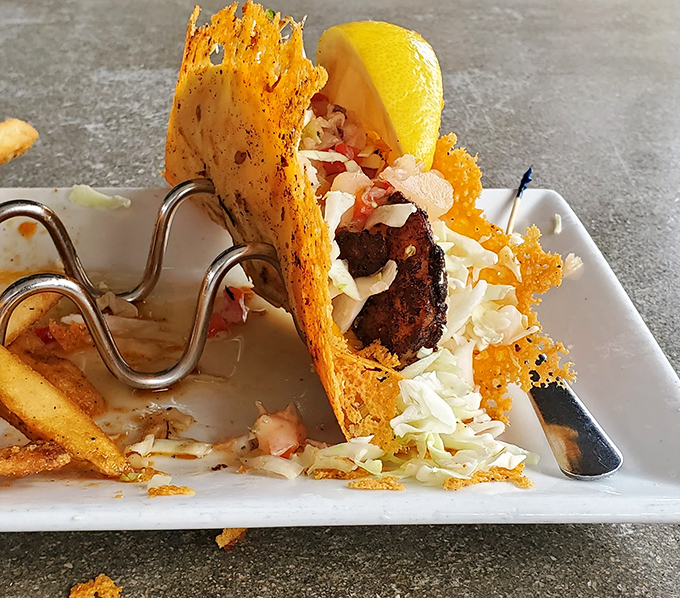 These succulent shrimp skewers aren't just food&mdash;they're edible sunshine, perfectly grilled and served with colorful vegetables that pop against the white plate.