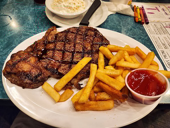 This isn't just any steak&mdash;it's the kind that makes you question why you ever bothered with fancy steakhouses. Simple, perfect, satisfying.