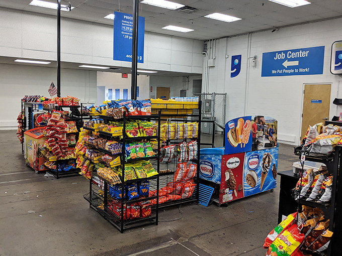 Even snack cravings get satisfied at bargain prices. Because treasure hunting builds an appetite that only discounted Cheetos can properly address.