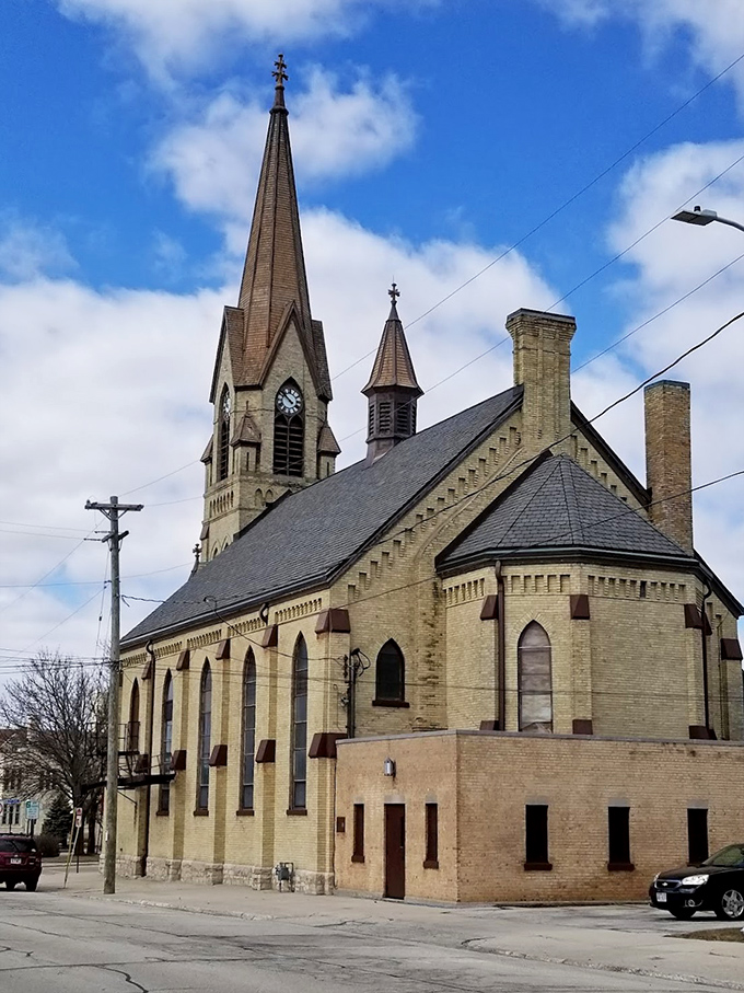 This stunning church could make even non-believers consider attending Sunday service, if only to admire the architectural craftsmanship up close.