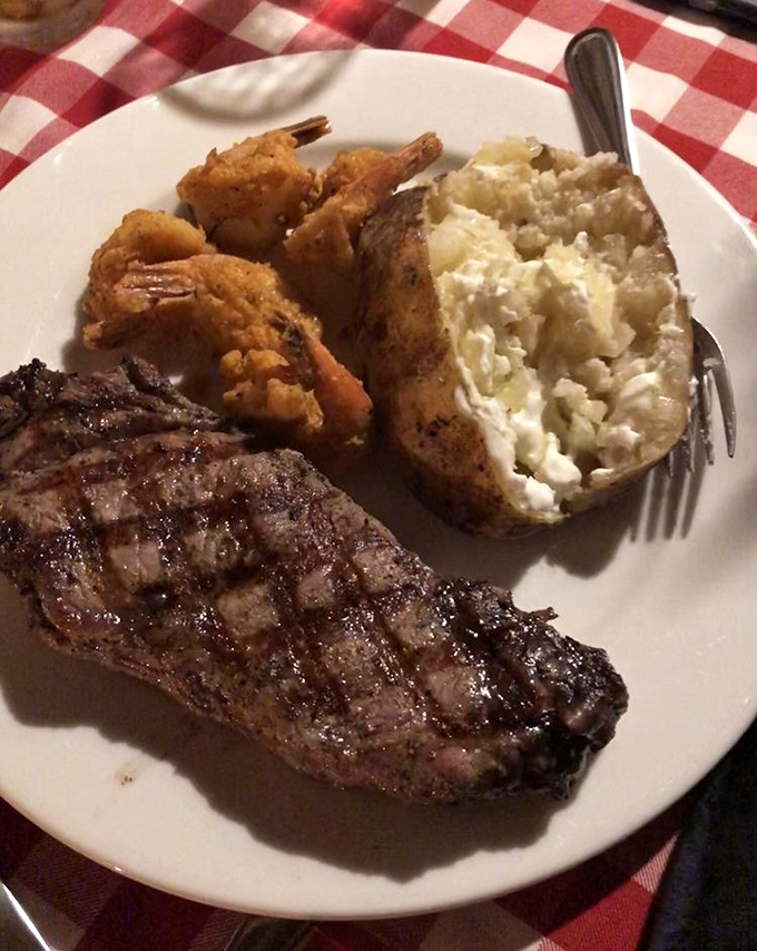 This isn't just a steak&mdash;it's a masterclass in simplicity, where perfect grill marks frame a piece of beef that needed nothing but fire and respect.