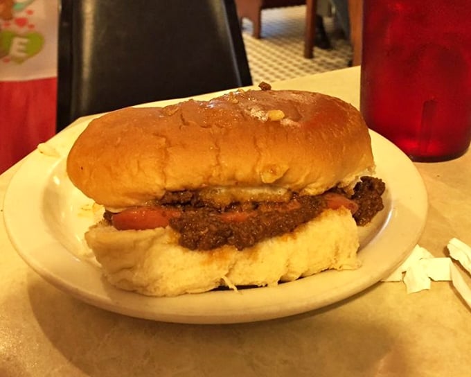 This isn't just a hot dog &ndash; it's edible history. The Texas Weiner's perfect balance of snap, chili sauce, and mustard creates a symphony in a bun.