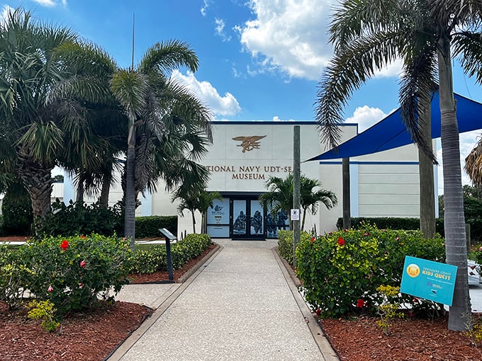 The National Navy UDT-SEAL Museum stands as a tribute to naval special forces. History and heroism housed under one roof.