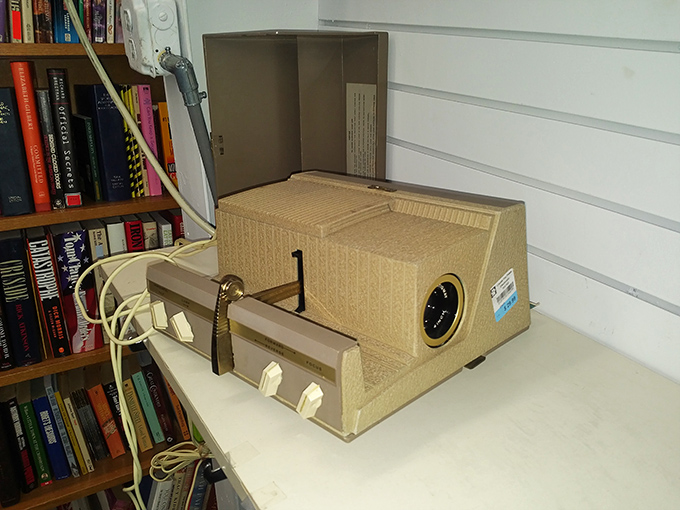 Remember these? Before Netflix, we gathered around these magical boxes that projected vacation slides, much to the "delight" of dinner guests everywhere.