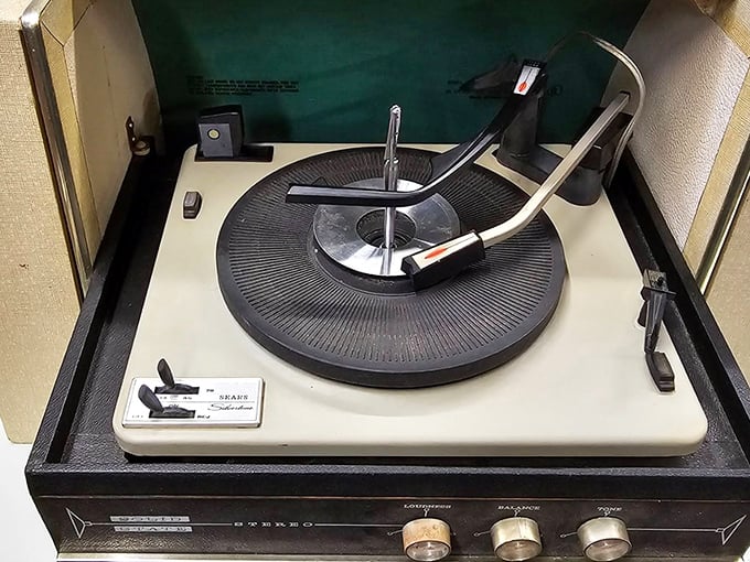 Vinyl isn't making a comeback; it never truly left. This vintage turntable waits patiently to spin someone's forgotten favorites again.