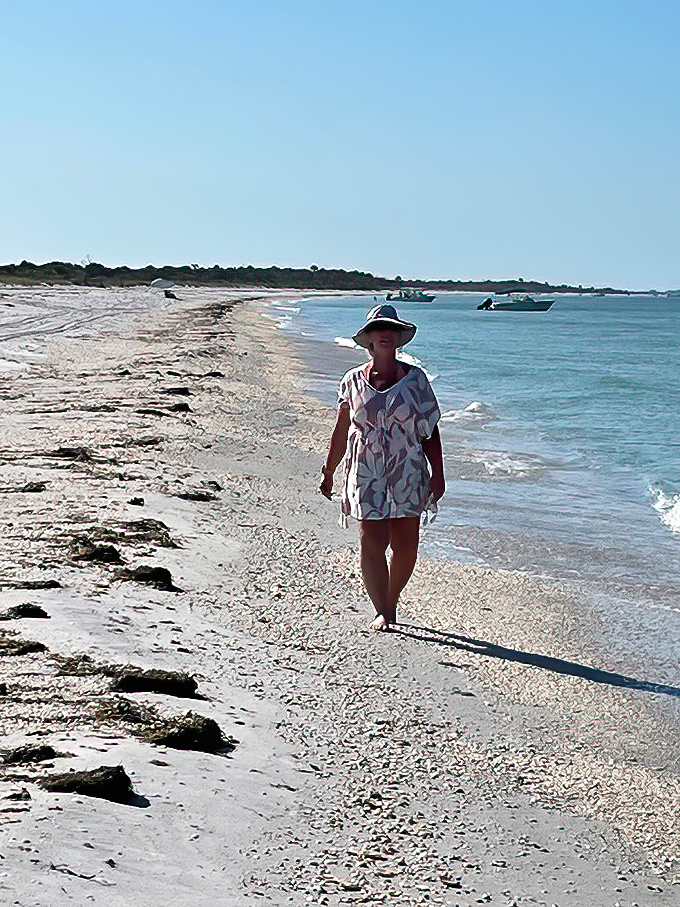 Beach strolling in its purest form. No boardwalks, no vendors, no distractions &ndash; just you, the Gulf, and endless possibilities.
