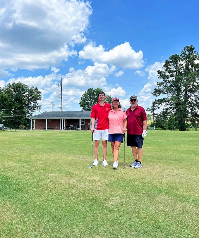 The open green spaces at Aiken State Park offer the perfect backdrop for outdoor recreation, where memories are made under South Carolina's famous blue skies.