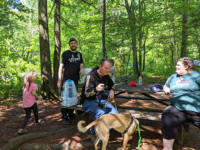 Family time gets an upgrade when picnic tables replace dining room furniture. Nature's restaurant doesn't need reservations, just appreciation.