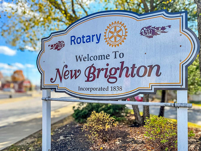 The welcome sign says it all&mdash;established 1838, but the warmth of the greeting feels timeless. Small towns do hellos better.
