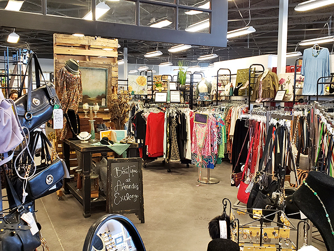 Retail therapy meets treasure hunting in this wonderland of pre-loved possibilities, where every aisle promises a new discovery.