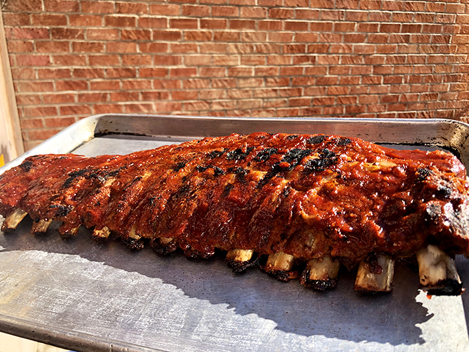 These ribs aren't just falling off the bone&mdash;they're practically jumping into your mouth with a perfect bark that's like meat candy. 