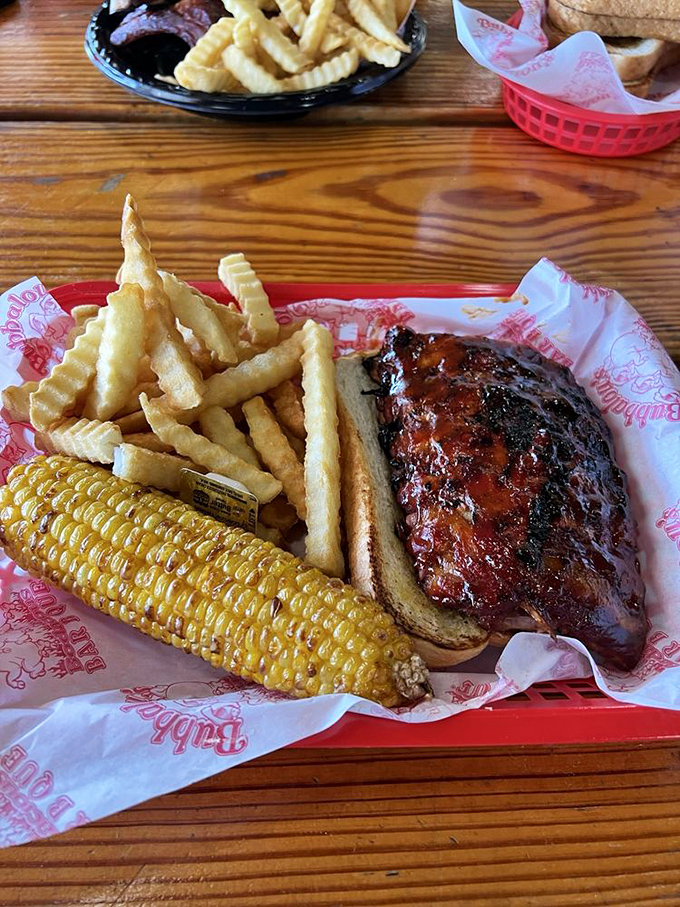 Glistening with sauce and perfectly charred, this quarter chicken doesn't just satisfy hunger&mdash;it answers questions about happiness you didn't know you had.