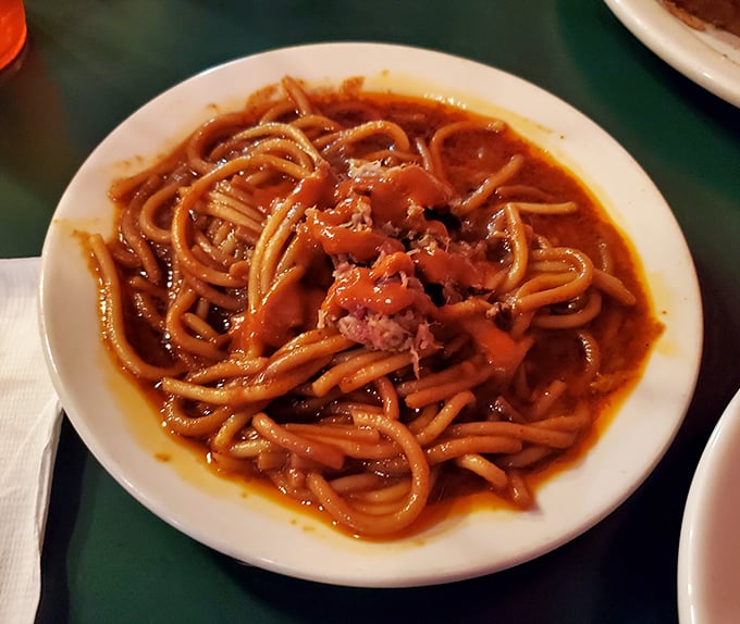 BBQ spaghetti &ndash; the dish that makes Italian grandmothers curious and Southern pitmasters proud. A cross-cultural masterpiece swimming in smoky, tangy sauce.