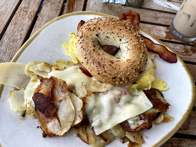 Behold the breakfast masterpiece that transforms ordinary mornings into extraordinary culinary adventures worth savoring slowly.