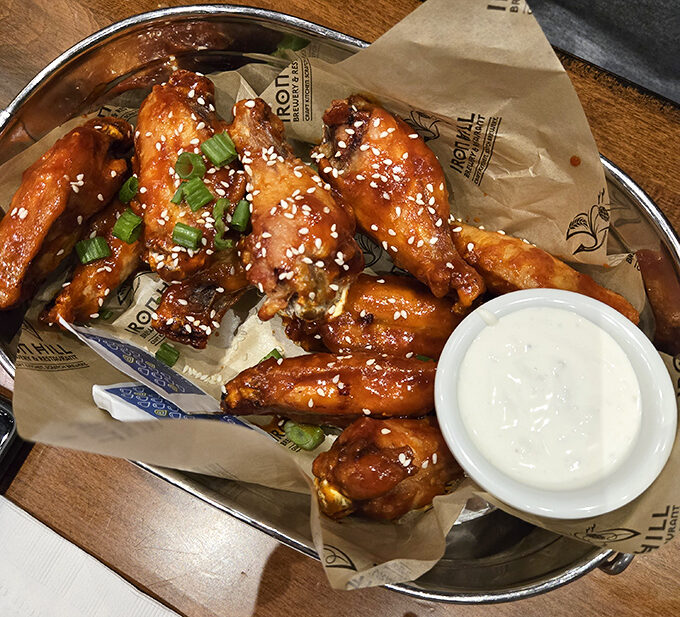 Wing perfection isn't just about sauce&mdash;it's a science. These glistening beauties with their sesame seed garnish might just ruin all other wings for you forever.