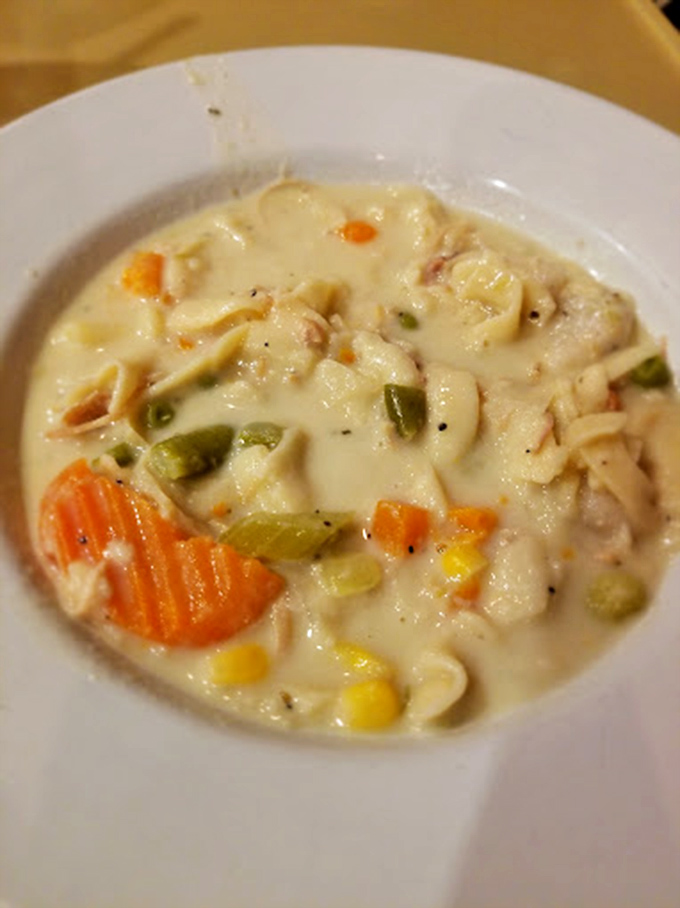 This chicken and dumpling soup isn't just comfort in a bowl&mdash;it's a warm hug from the grandmother you wish you had. Creamy, hearty perfection.