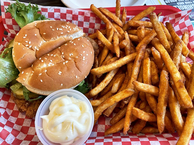 Behold the legendary chicken sandwich that's converting skeptics into believers, one bite at a time.