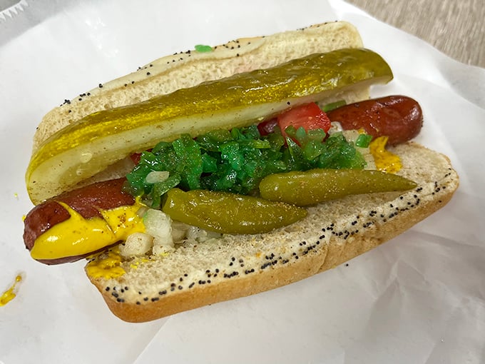 Behold the chili dog masterpiece &ndash; where homemade chili meets perfectly grilled frankfurter in beautiful harmony.