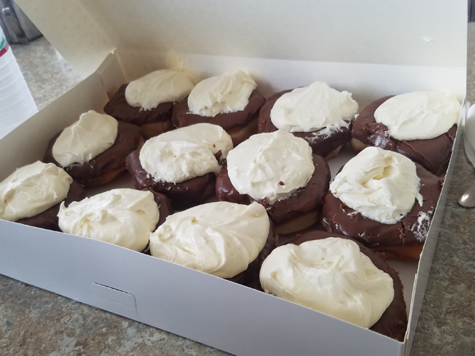 Chocolate-covered dreams filled with cream that would make your grandmother's recipe box jealous with pure envy.