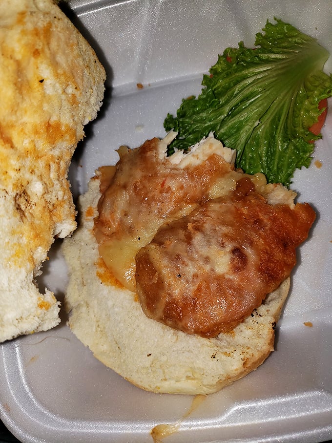 A crab cake that doesn't hide behind fancy garnishes, just honest seafood flavor that lets the main attraction take center stage.