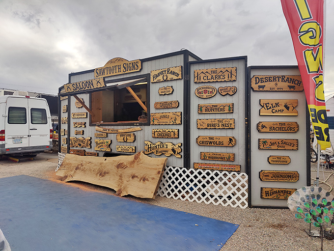 Sawtooth Signs transforms ordinary wood into personalized desert poetry&mdash;where your last name becomes frontier art for the RV of your dreams.