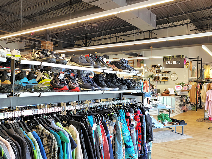 Men's fashion heaven without the heavenly price tags. The shoe selection alone could convert even the most shopping-averse into believers.