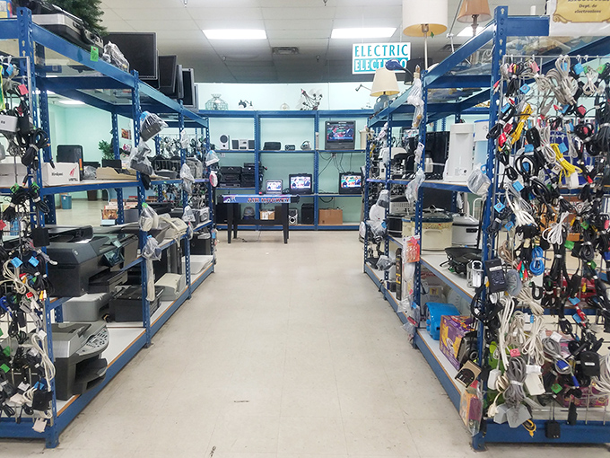 Welcome to the electronics graveyard, where yesterday's must-have gadgets await resurrection in new homes. That VCR might just be vintage gold now!