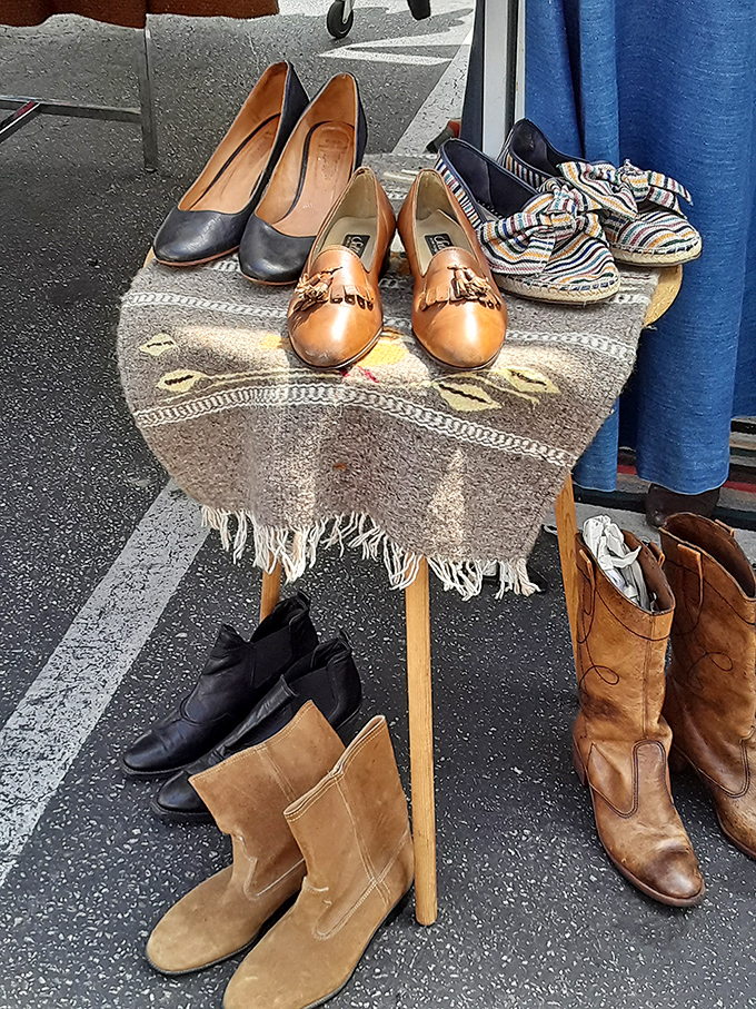 These boots were made for... well, you now! Vintage footwear with stories to tell, arranged with the care of a museum curator.