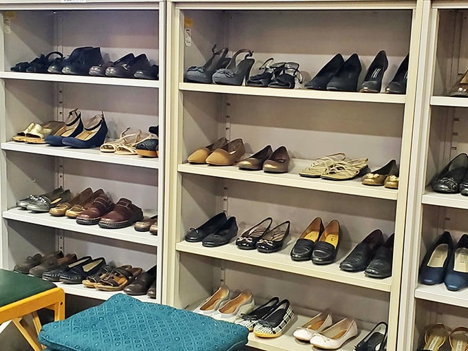 Cinderella had one glass slipper, but LIVE-IT offers an entire kingdom of footwear, meticulously organized for the perfect fit and fashion statement.