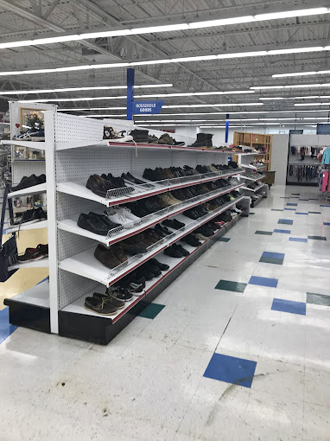 Shoe paradise or footwear purgatory? Either way, these aisles hold potential for your feet at prices your wallet will celebrate.