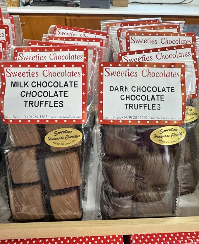 Sweeties' chocolate truffles aren't just candy—they're edible therapy. One bite and suddenly that traffic jam you sat in seems like a distant memory.