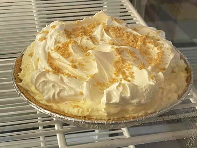 Cloud-like meringue piled high on what locals whisper might be the best homemade pie in Ohio. This isn't dessert&mdash;it's an edible heirloom.