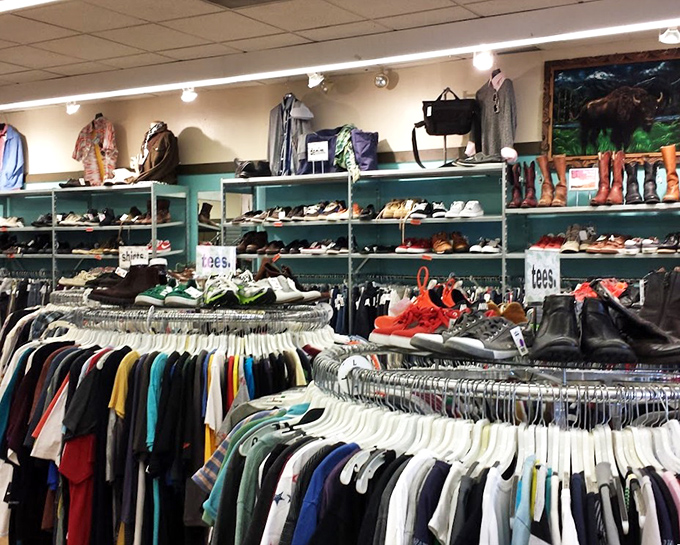 Racks upon racks of possibility&mdash;where your next favorite outfit waits patiently between someone else's "what was I thinking?" purchase and a designer castoff.