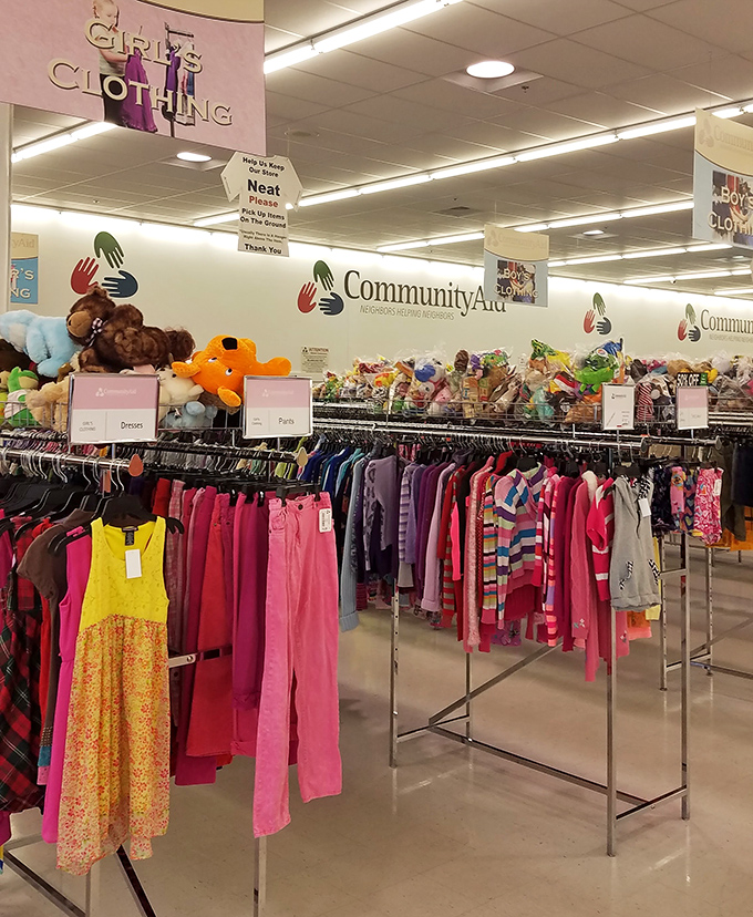 Little fashionistas rejoice! From princess dresses to practical play clothes, the children's section is a rainbow of possibilities.