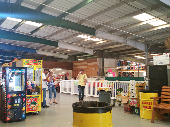 Not just shopping&mdash;entertainment too! Arcade games and claw machines offer a nostalgic break from bargain hunting for kids and the forever young. 