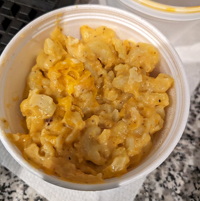Mac and cheese that doesn't come from a blue box! This creamy, golden masterpiece makes ordinary versions seem like a sad childhood memory.