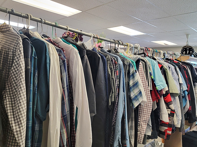 Men's fashion without the sticker shock. These button-downs and polos are ready for their second act in someone's wardrobe.